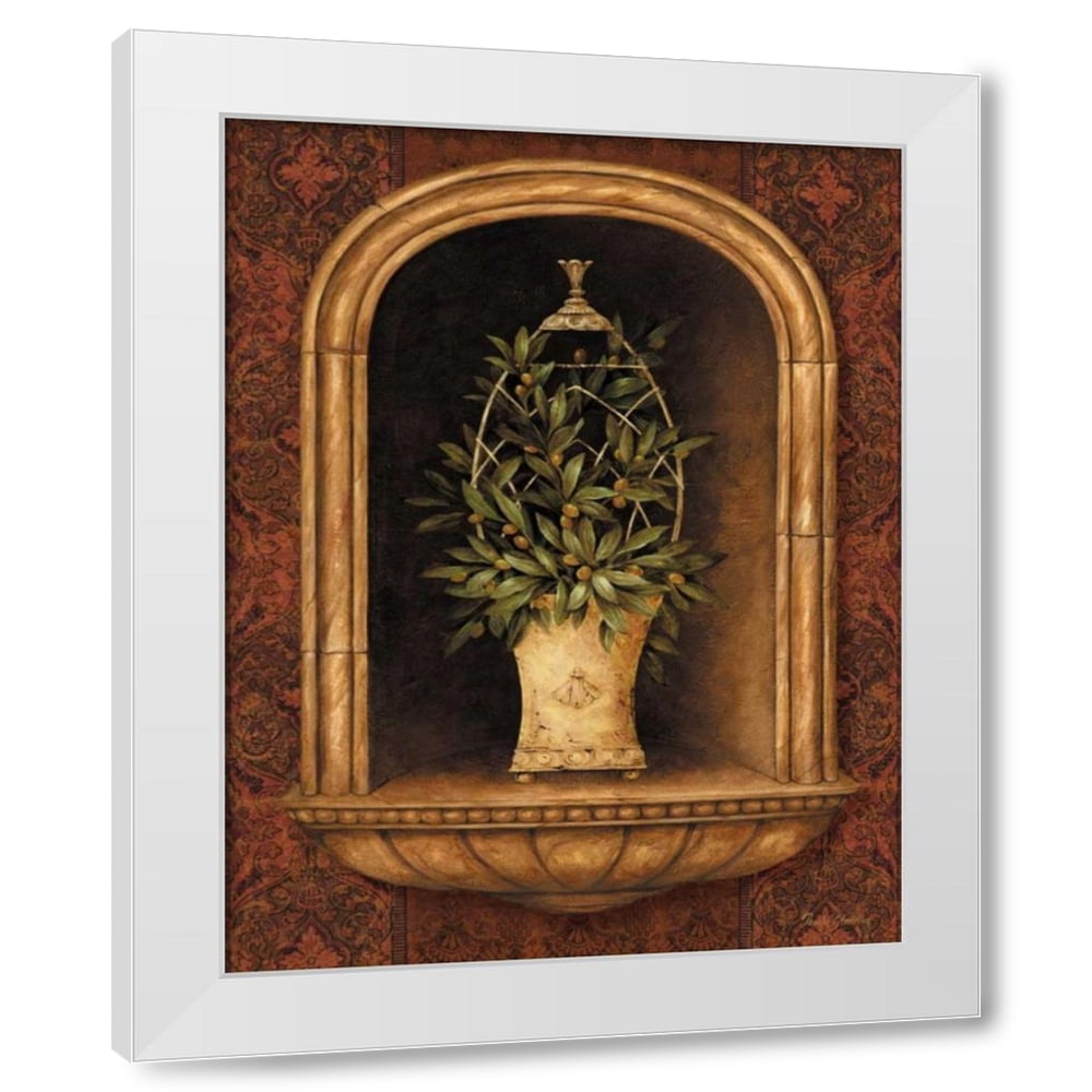 Pamela Gladding 15x18 White Modern Wood Framed Wall Art Titled - Olive ...