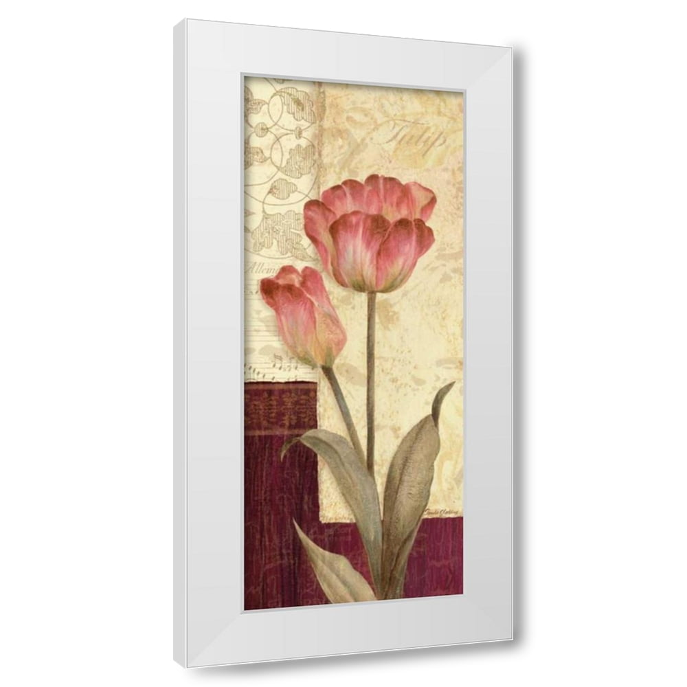 Pamela Gladding 15x32 White Modern Wood Framed Wall Art Titled ...