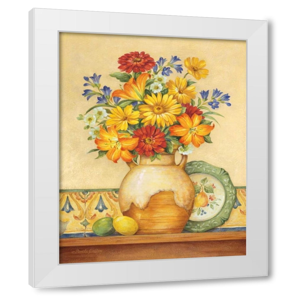 Pamela Gladding 20x24 White Modern Wood Framed Wall Art Titled - Salsa ...