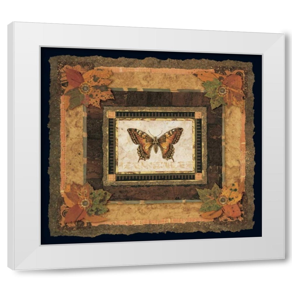 Pamela Gladding 22x20 White Modern Wood Framed Wall Art Titled ...