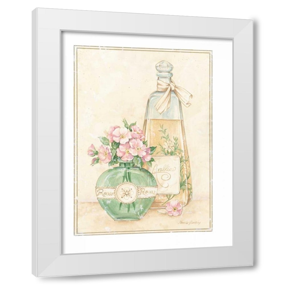 Pamela Gladding 25x32 White Modern Wood Framed Wall Art Titled - Rosa ...