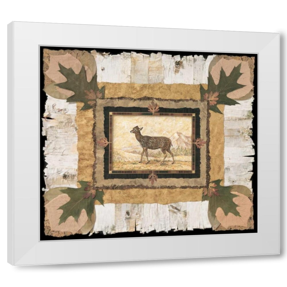 Pamela Gladding 28x26 White Modern Wood Framed Wall Art Titled ...