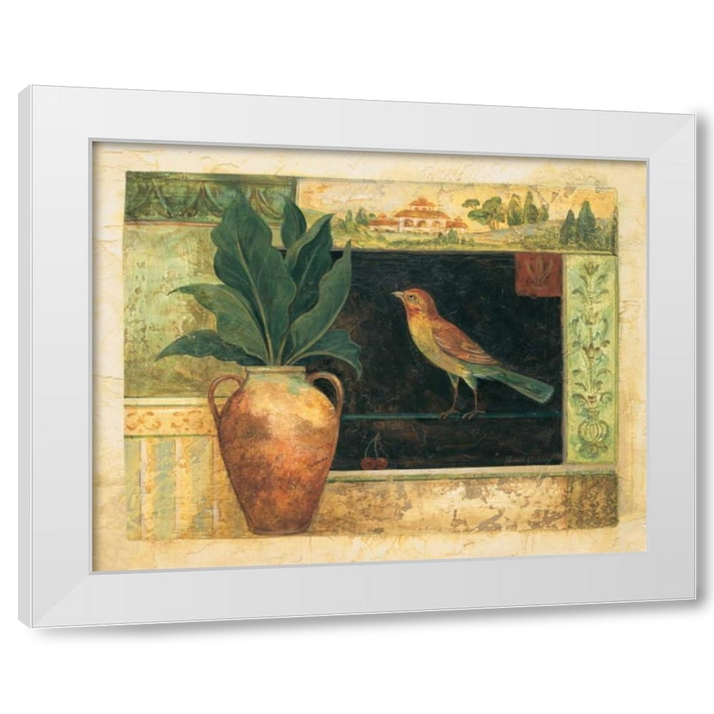 Pamela Gladding 32x26 White Modern Wood Framed Wall Art Titled ...