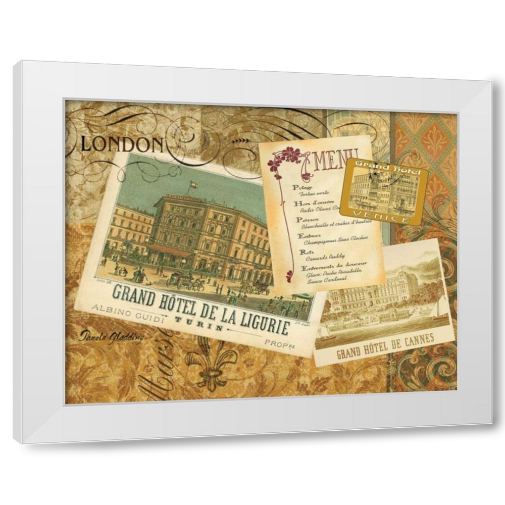 Pamela Gladding 32x26 White Modern Wood Framed Wall Art Titled - Grand ...
