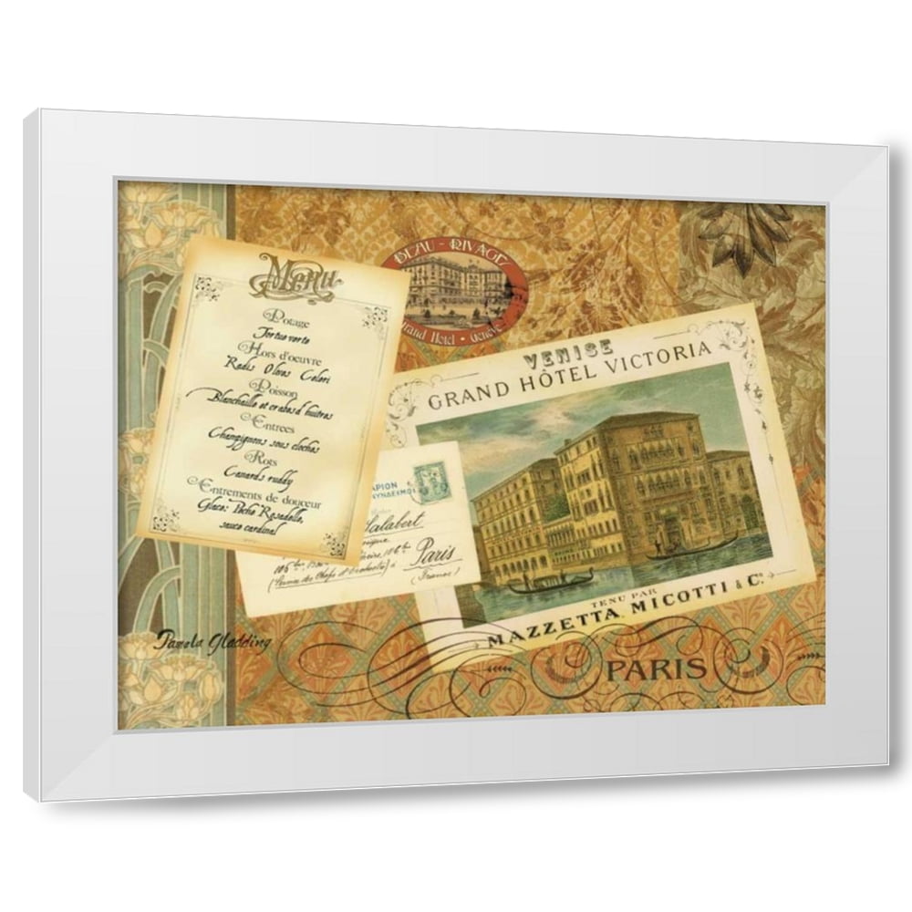 Pamela Gladding 32x26 White Modern Wood Framed Wall Art Titled - Grand ...