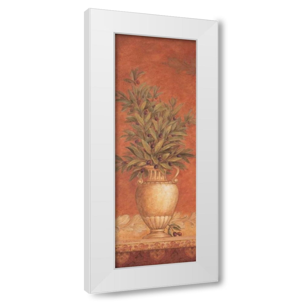 Pamela Gladding 9x18 White Modern Wood Framed Wall Art Titled - Tuscan ...