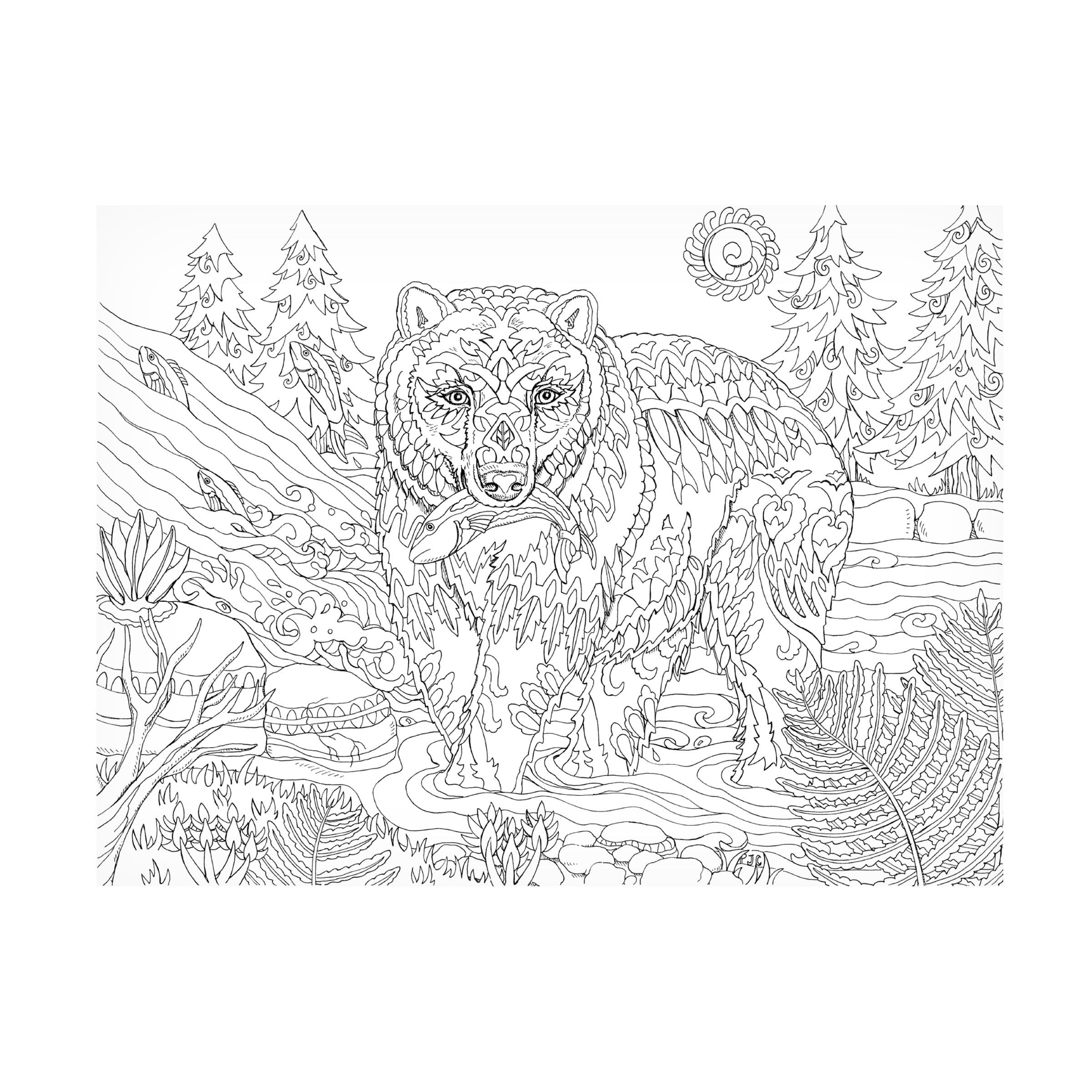 Pamela J Smart 'Bearly There' Canvas Art - Walmart.com