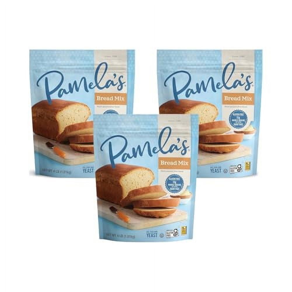 Pamela'S Bread Mix Flour Blend Gluten Free 4 LB (Pack of 3) - Pack Of 3 ...