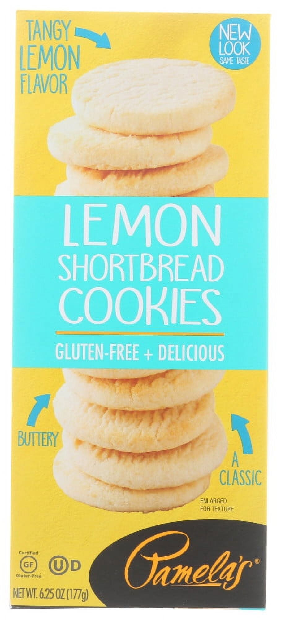 Pamela'S Lemon Shortbread Cookies, 6.25 Oz - Walmart.com