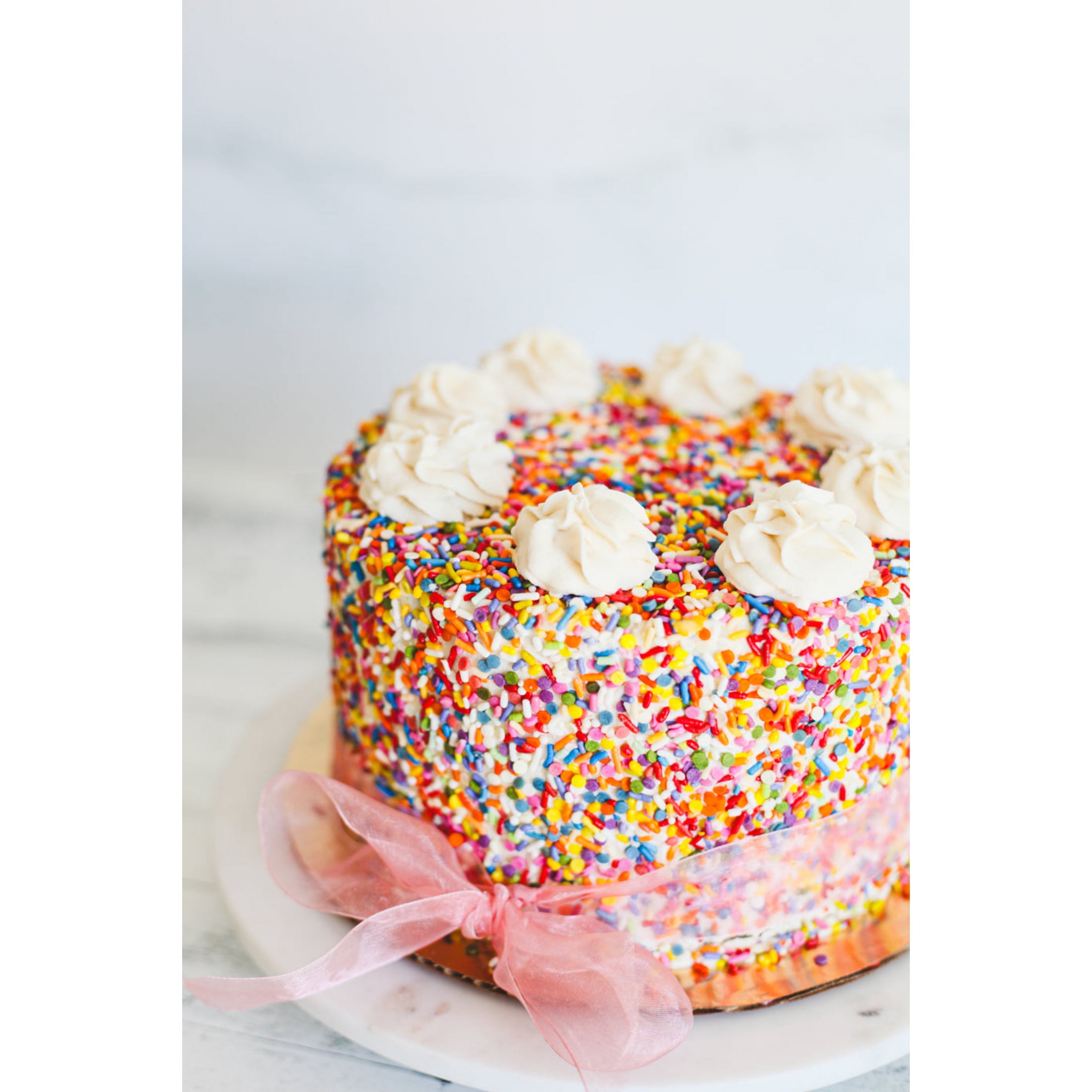 Pamela Wasabi Fiesta Birthday Cake, 3-Layer - Vanilla Sponge (Sweetened ...