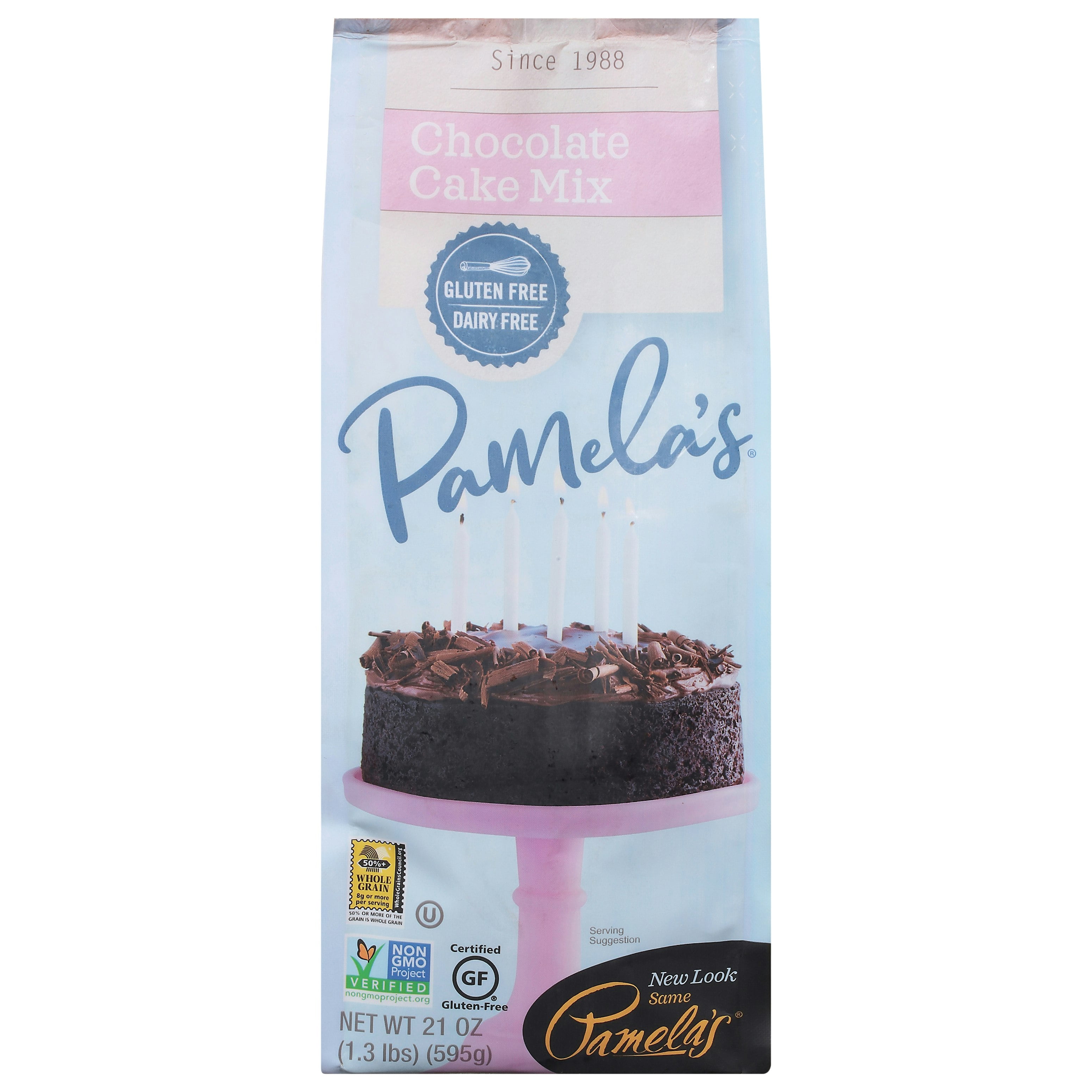Pamela's Luscious Chocolate Cake Mix 21 oz (Pack Of 6) - Walmart.com