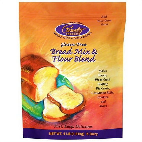 Pamela's Products Bread Mix & Flour Blend, 4 lbs (Pack of 3) - Walmart.com