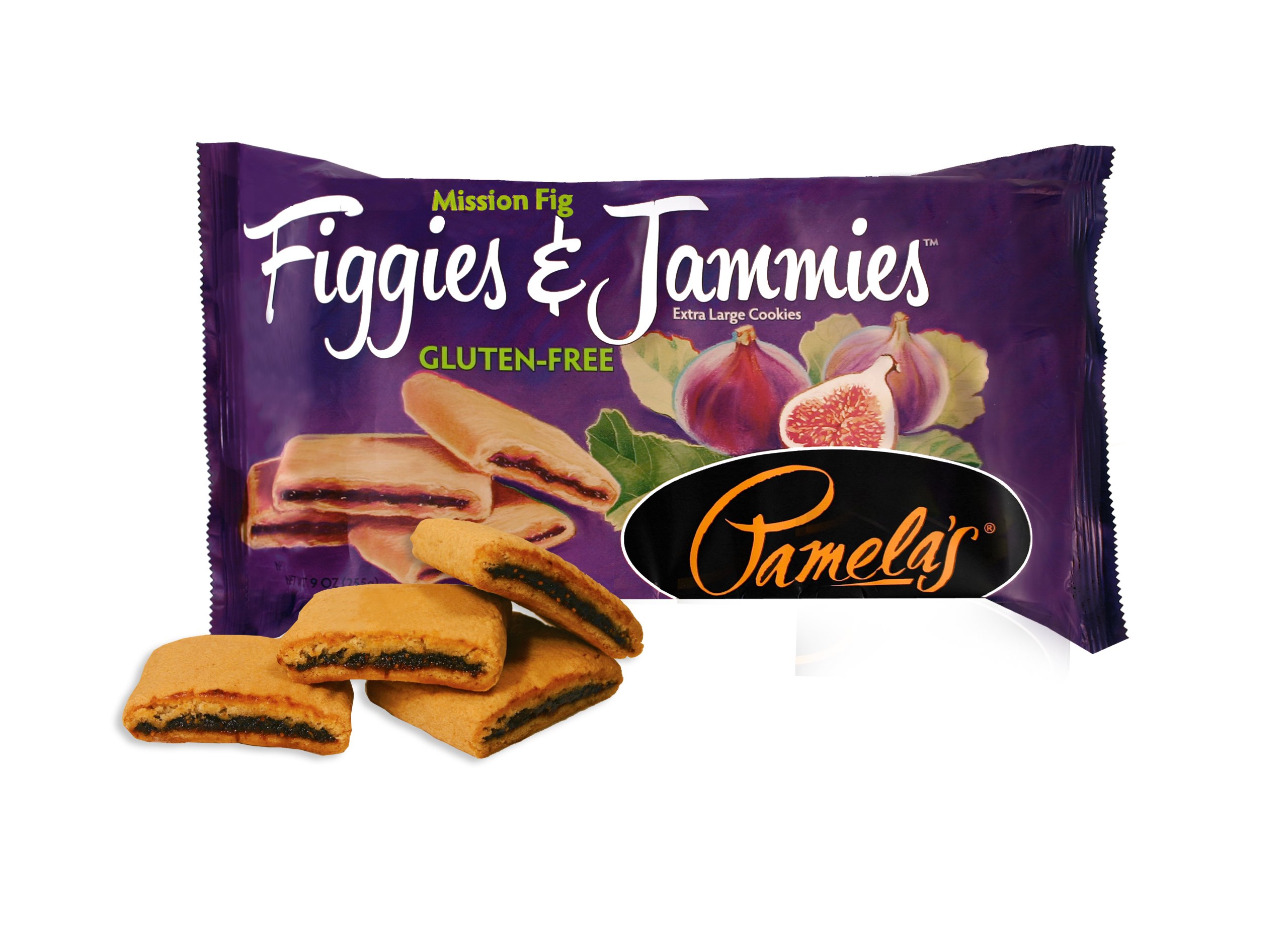 Pamela's Products Figgie and ZS23 Jammie Cookies, Mission Fig, 9 Ounce ...