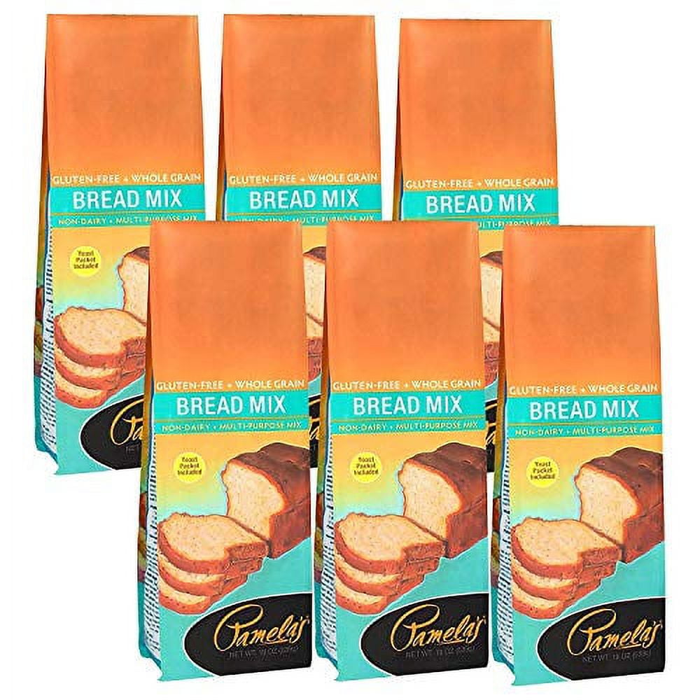 Pamela's Products Wheat-Free & Gluten-Free, Amazing Bread Mix, 19-Ounce ...