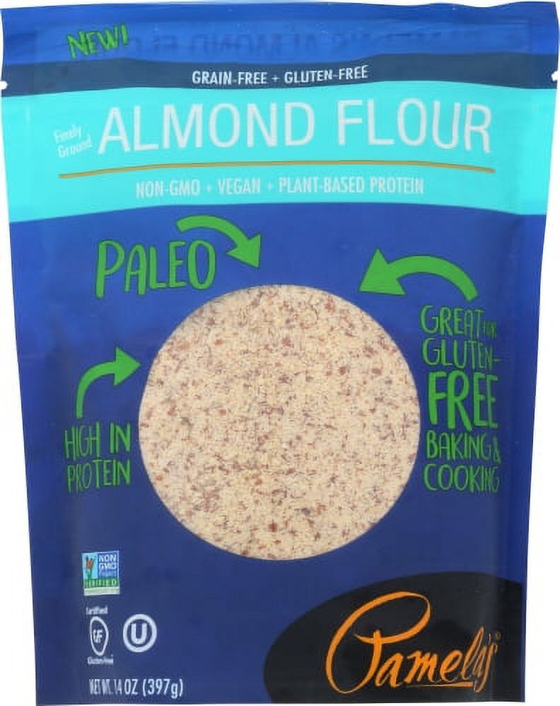 Pamelas Organic Almond Flour, 14 Ounce -- 6 per case - Walmart.com