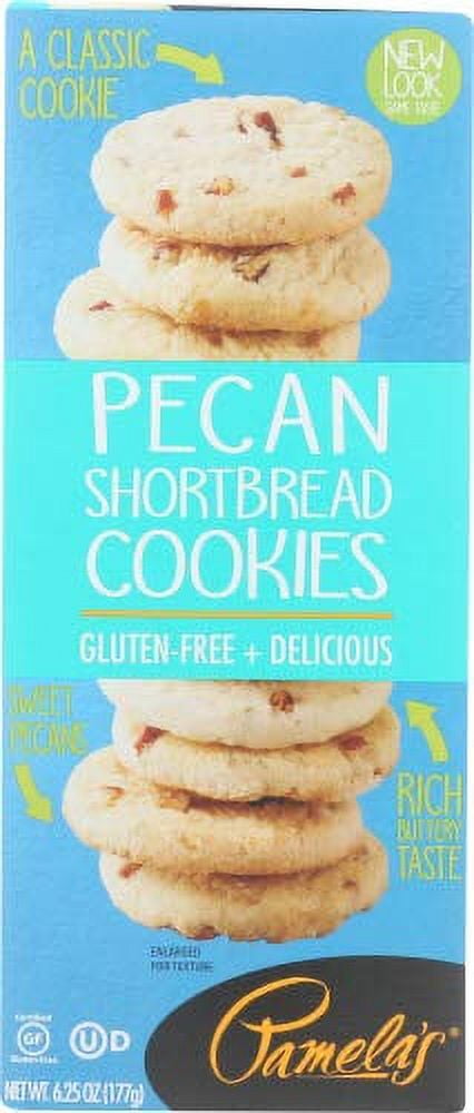 Pamelas Products Cookies Shortbread Pecan , 6.25 oz ( pack of 6)6 ...