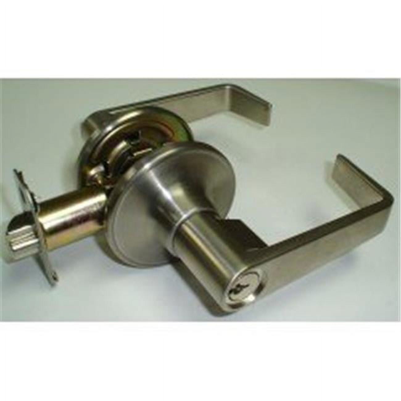 Pamex FLU600 Calypso Lever with Round Rose Keyed Entry Lockset Grade 3 ...