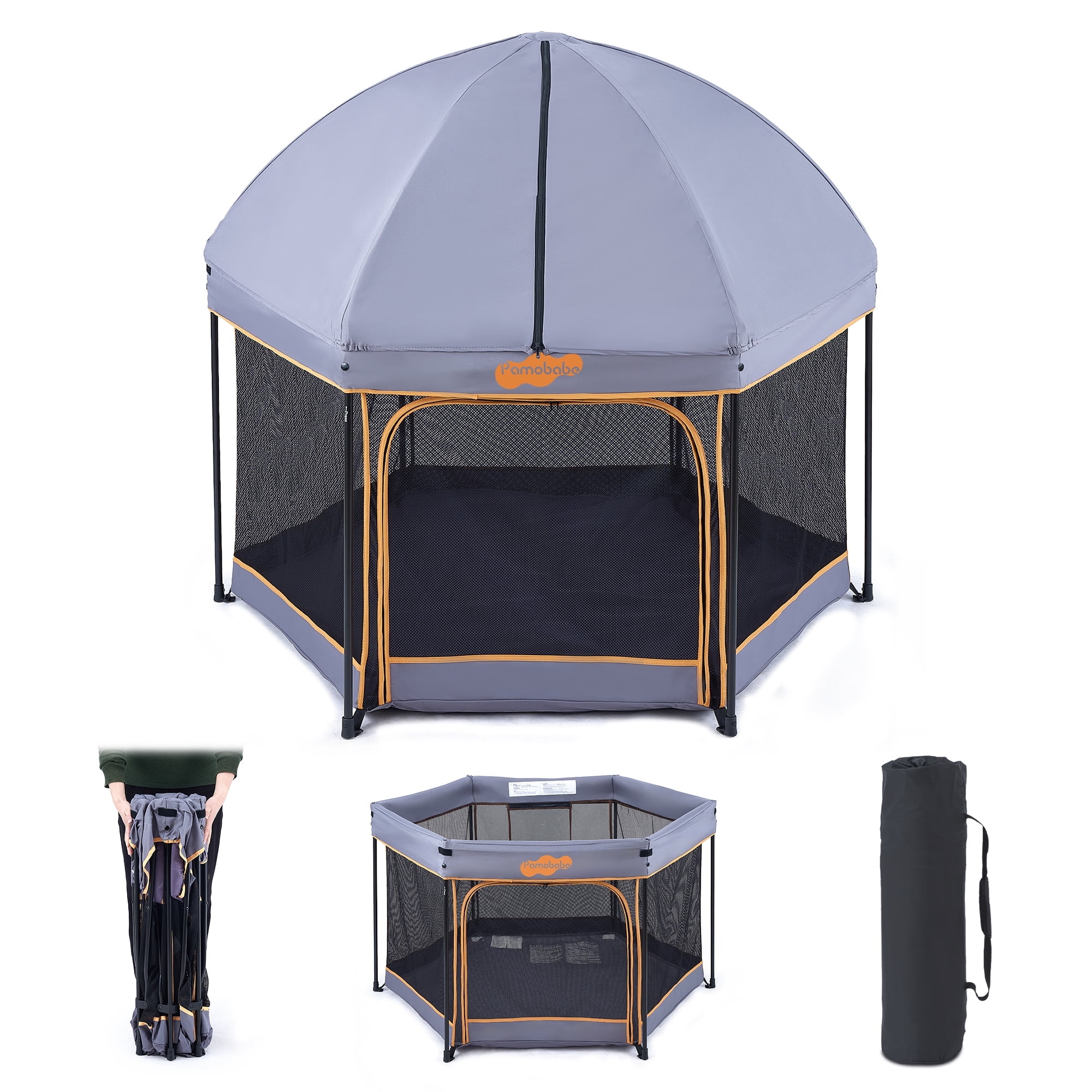 Pamo Babe Premium Baby Playpen - Unisex, Portable, Indoor/Outdoor ...