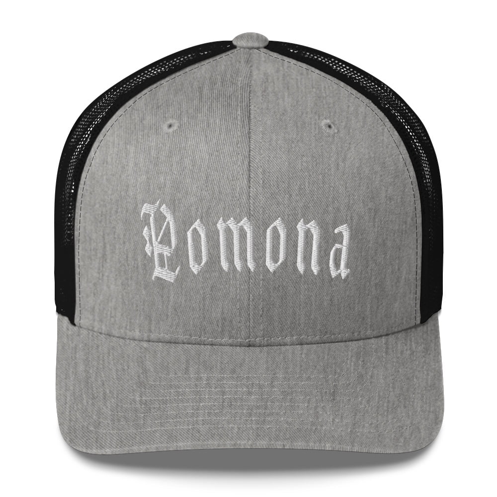 Pamona Califonia Trucker Cap (Heather/ Black) - Walmart.com