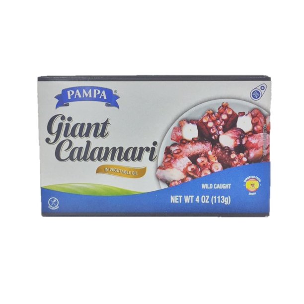 Pampa Gluten Free Giant Calamari in Vegetable Oil, 4 oz - Walmart.com