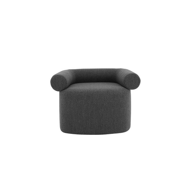 Pampa Swivel Chair in Gray Boucle - Walmart.com