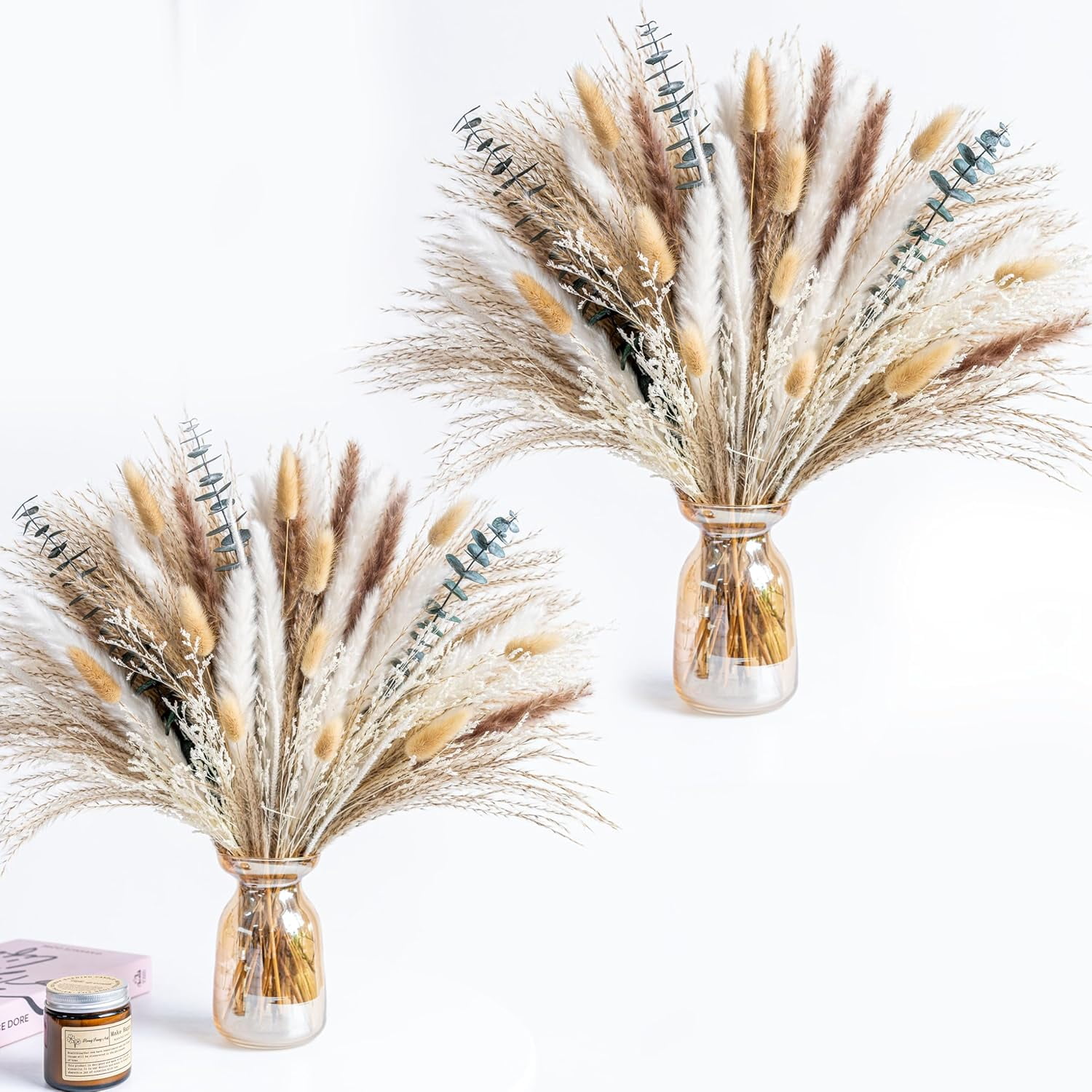 Pampas Grass Decor |Dried Eucalyptus Bouquet pompas Grass Boho Dried ...