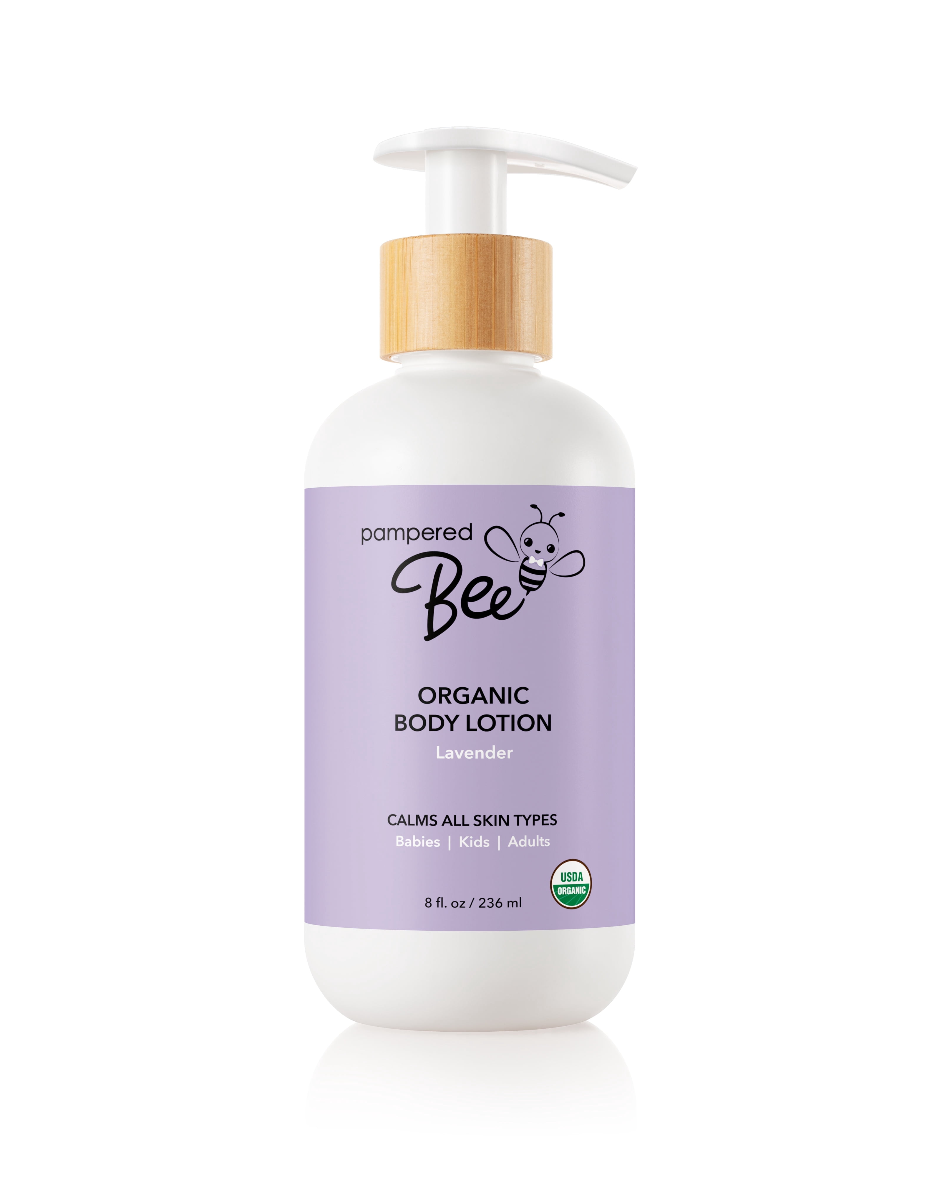 Pampered Bee Organic Baby Lotion, Lavender, 8 fl oz - Walmart.com