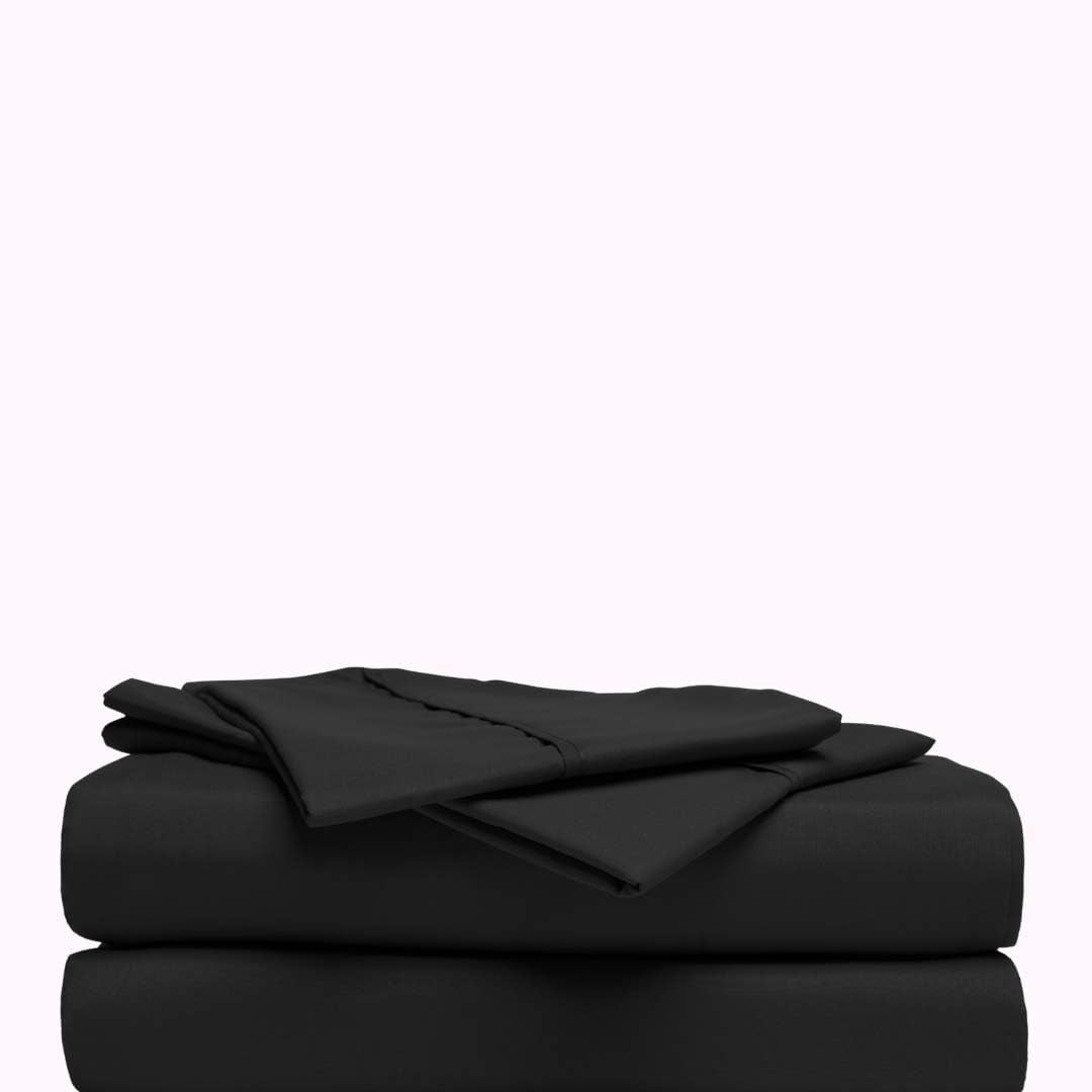 Pampered By Porsha Luxurious Sheet Set, Black (Queen) - Walmart.com