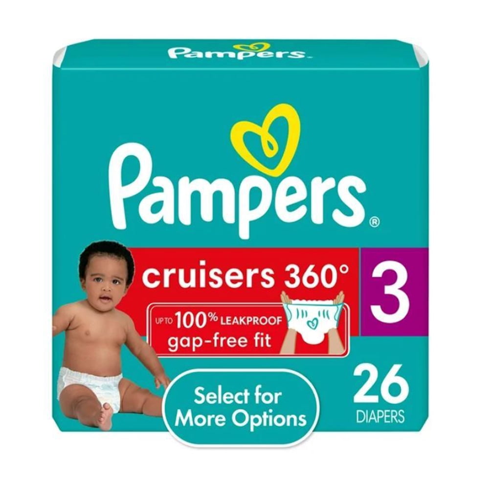 Pampers Cruisers 360 Fit Diapers Size 3 26 Count