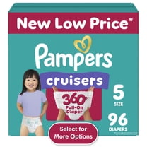 Pampers Cruisers 360 Pull-on Diapers, Size 6 (35 lbs), 76 Count ...