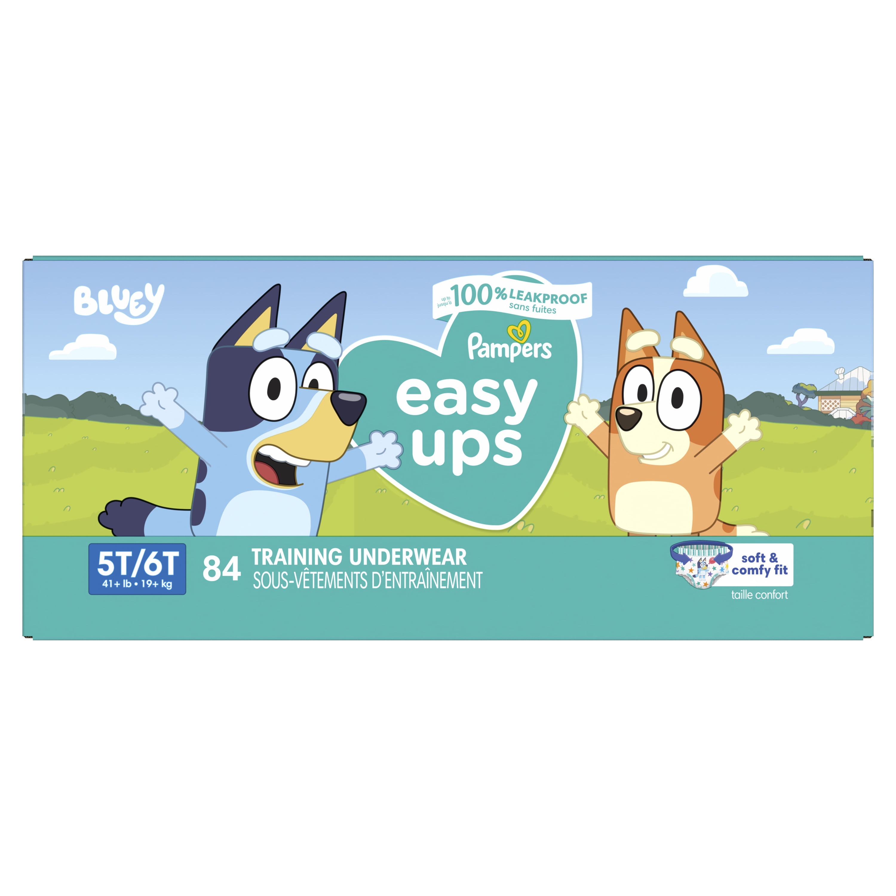 Pampers Easy Ups Bluey Training Pants Toddler Boys Size 5T/6T 84 Count ...