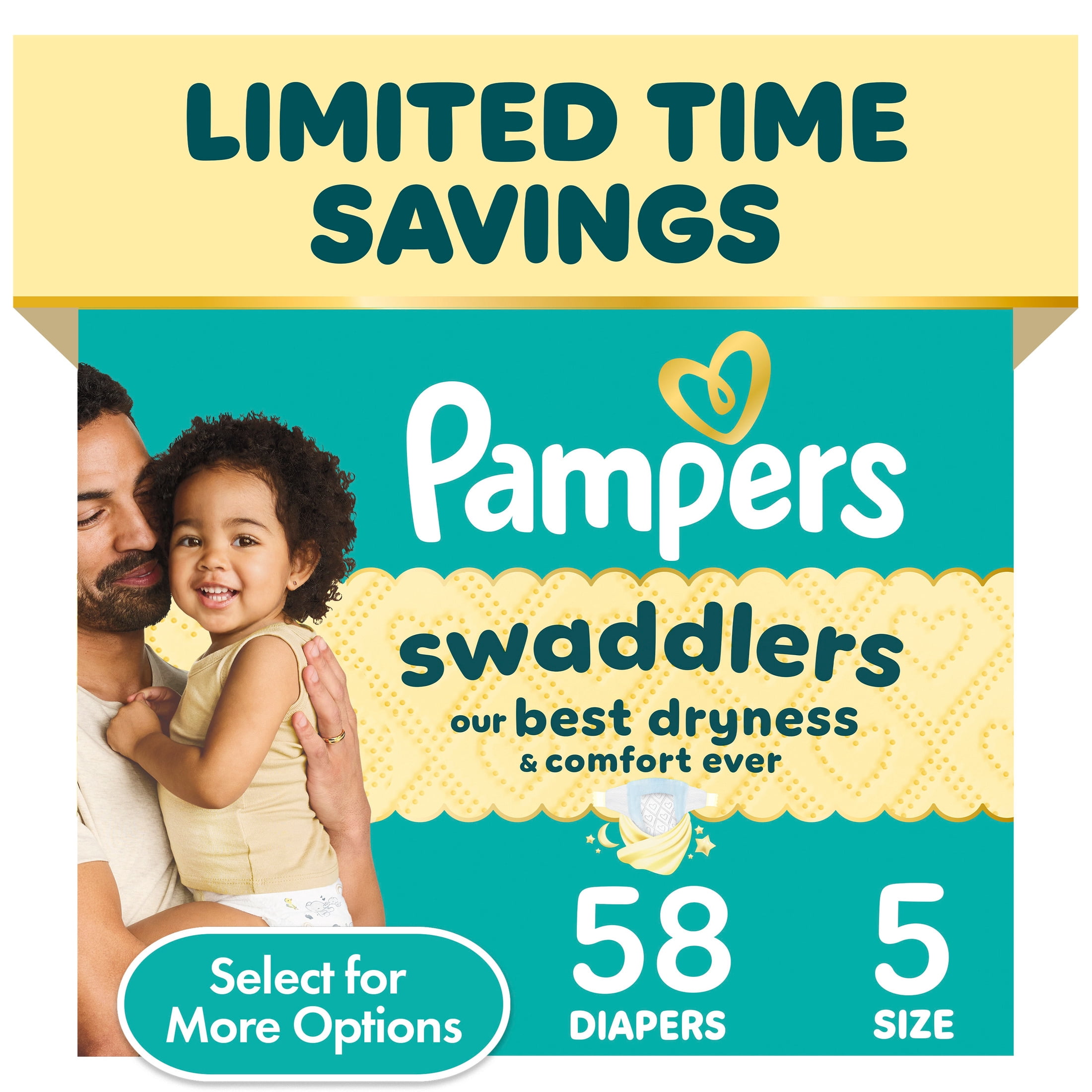 Free Shipping! Pampers Diapers Size 5 with Leak Guard Barrier and ...