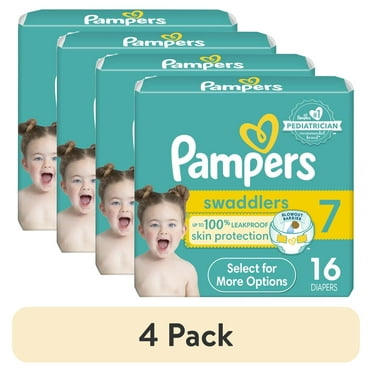 Pampers Swaddlers Baby Diapers Size 7, 16 Count (Select for More ...