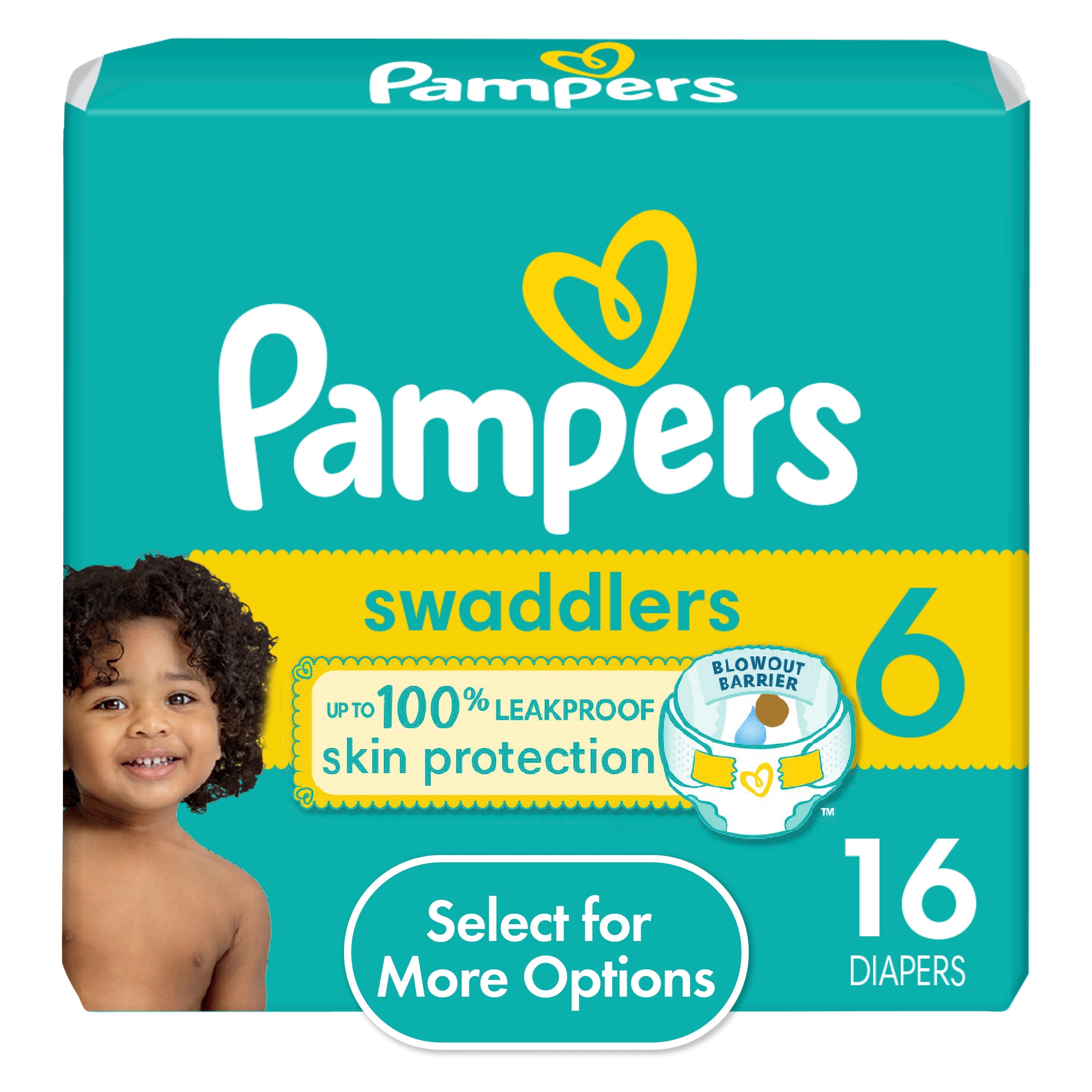 Pampers Swaddlers Diapers, Size 5, Blowout Barrier, Leak Protection ...