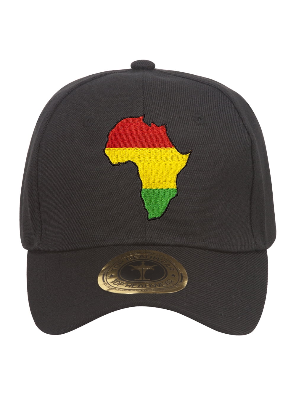 Pan Africa Ethiopia Black Adjustable Baseball Cap - Walmart.com