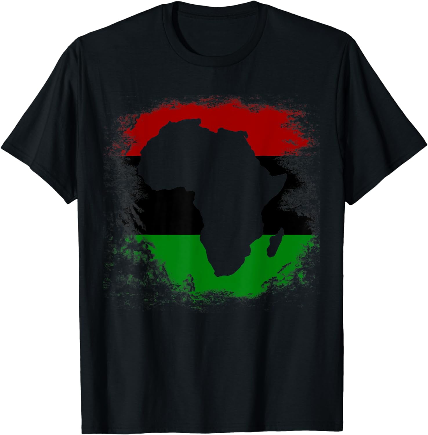 Pan Africa Flag African Continent Map Pan-Africa UNIA Gift T-Shirt ...