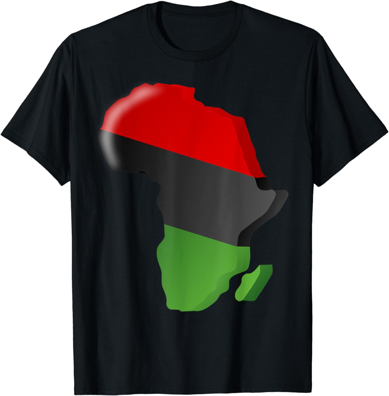 Pan African T-Shirt Unia Flag Map Continent - Walmart.com