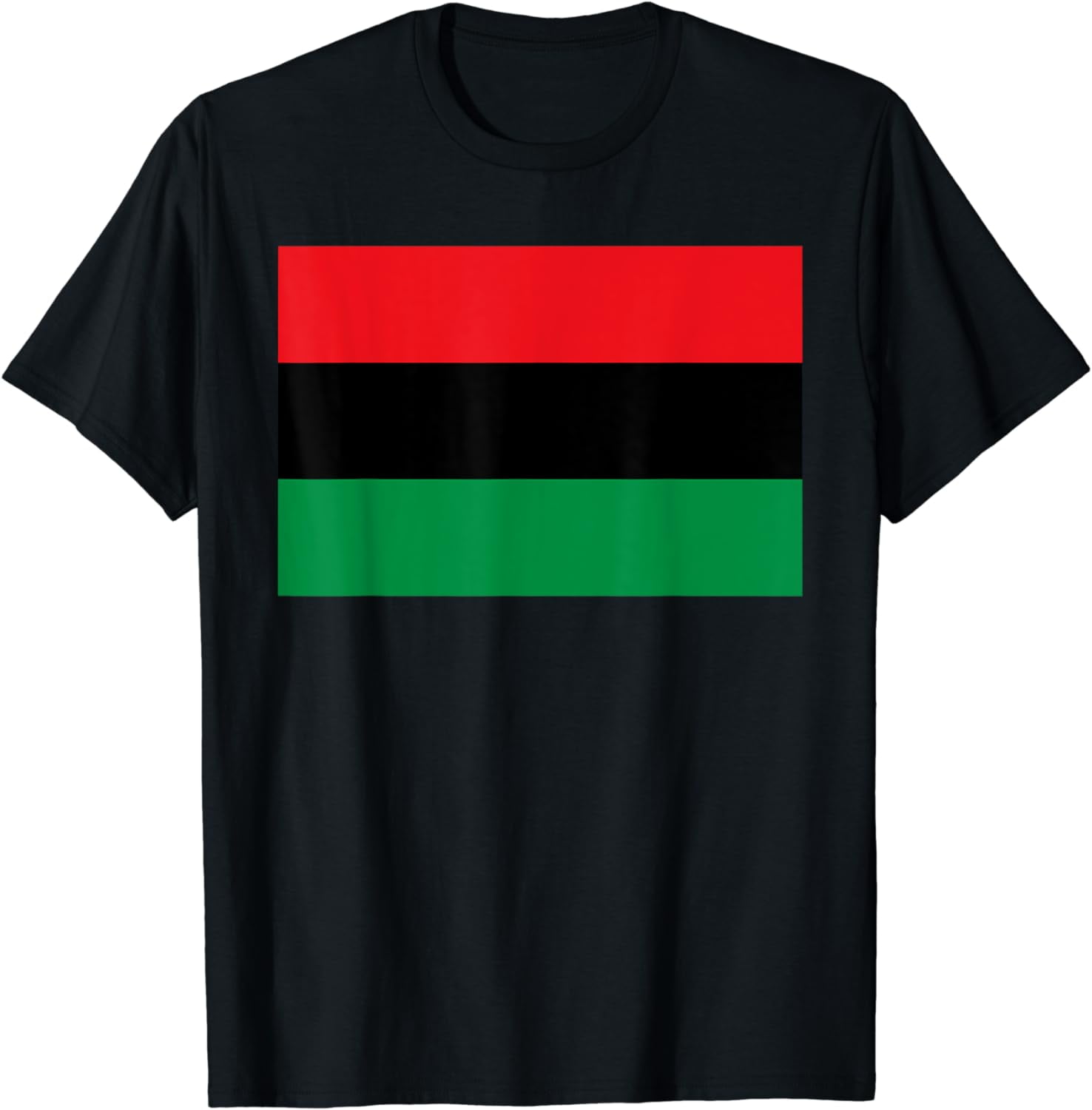 Pan African UNIA Flag Black Liberation flag Afro-American T-Shirt ...