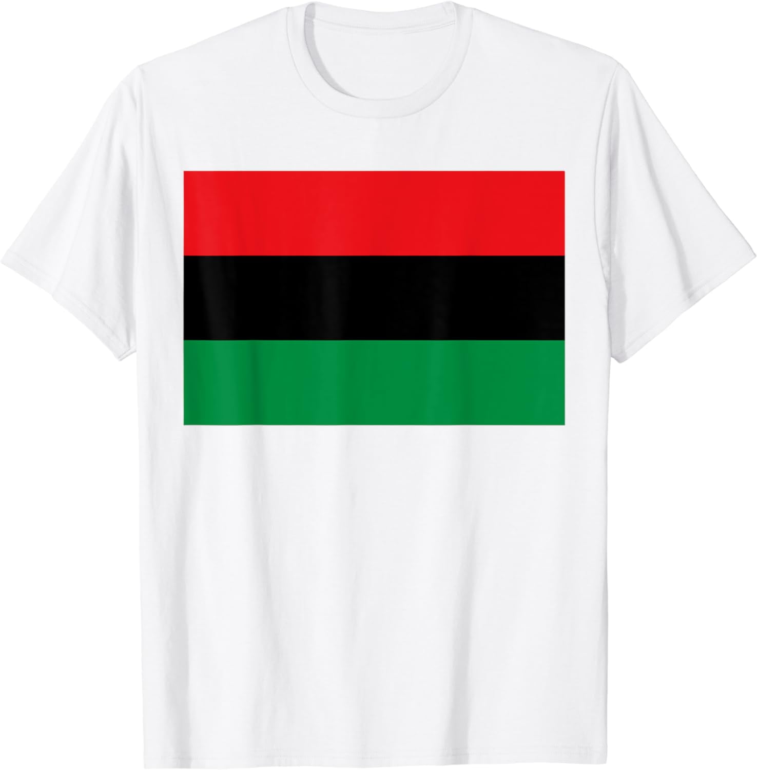 Pan African UNIA Flag Map Continent Black History Month Gift T-Shirt ...