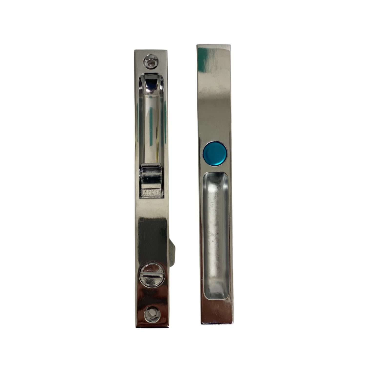 Pan-Am Flush Mount Lock Set for Sliding Glass Doors with Night Lock ...
