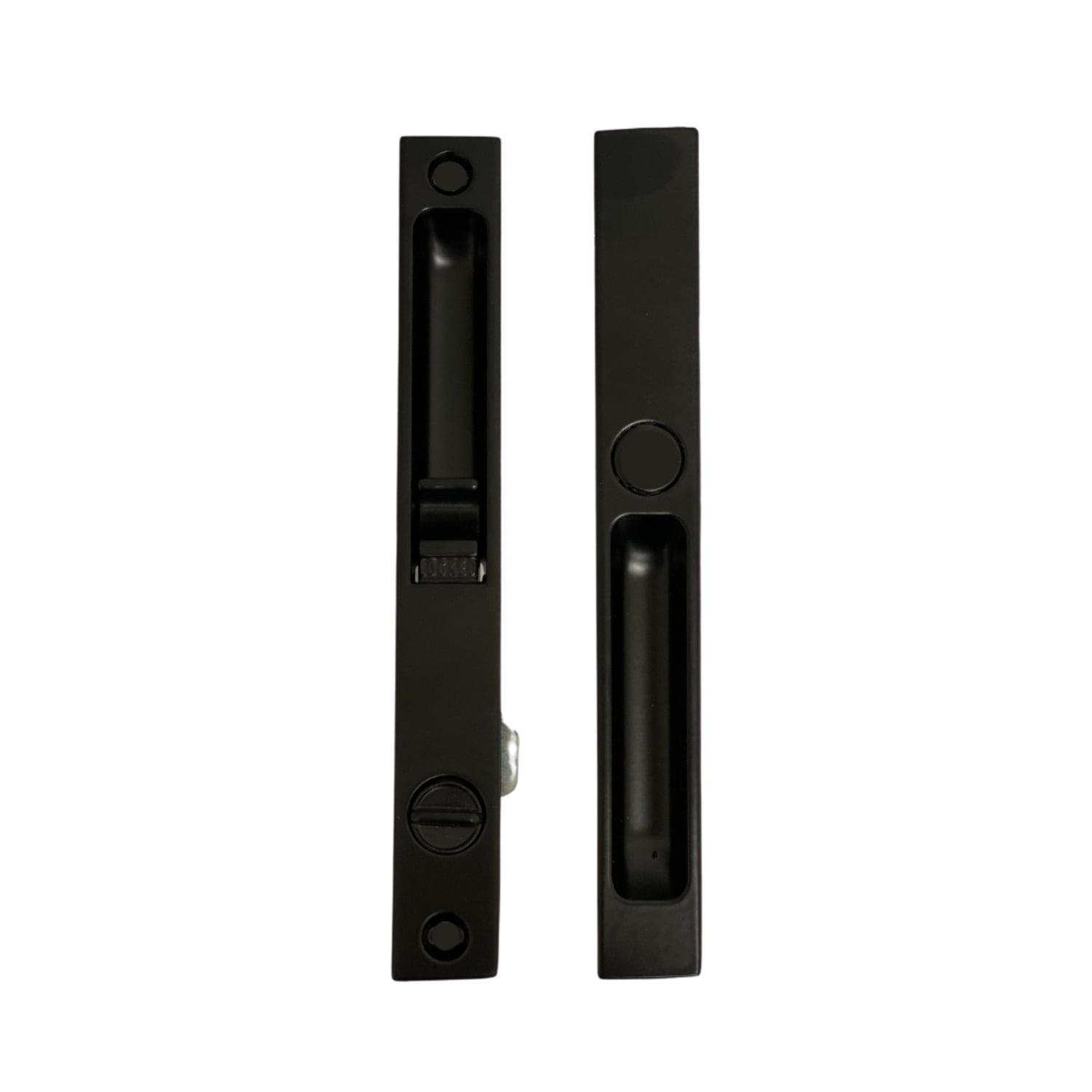 Pan-Am Flush Mount Lock Set for Sliding Glass Doors with Night Lock ...