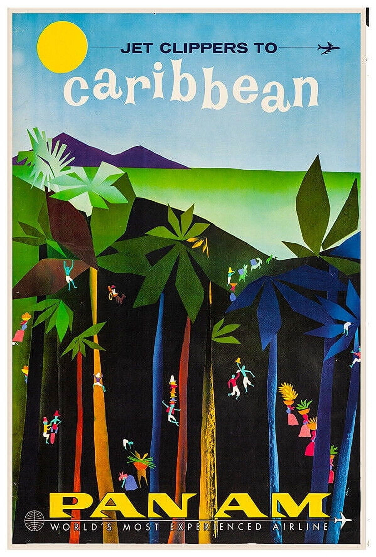 Pan American Airlines - Pan Am - Caribbean - 1960s - Vintage Travel ...