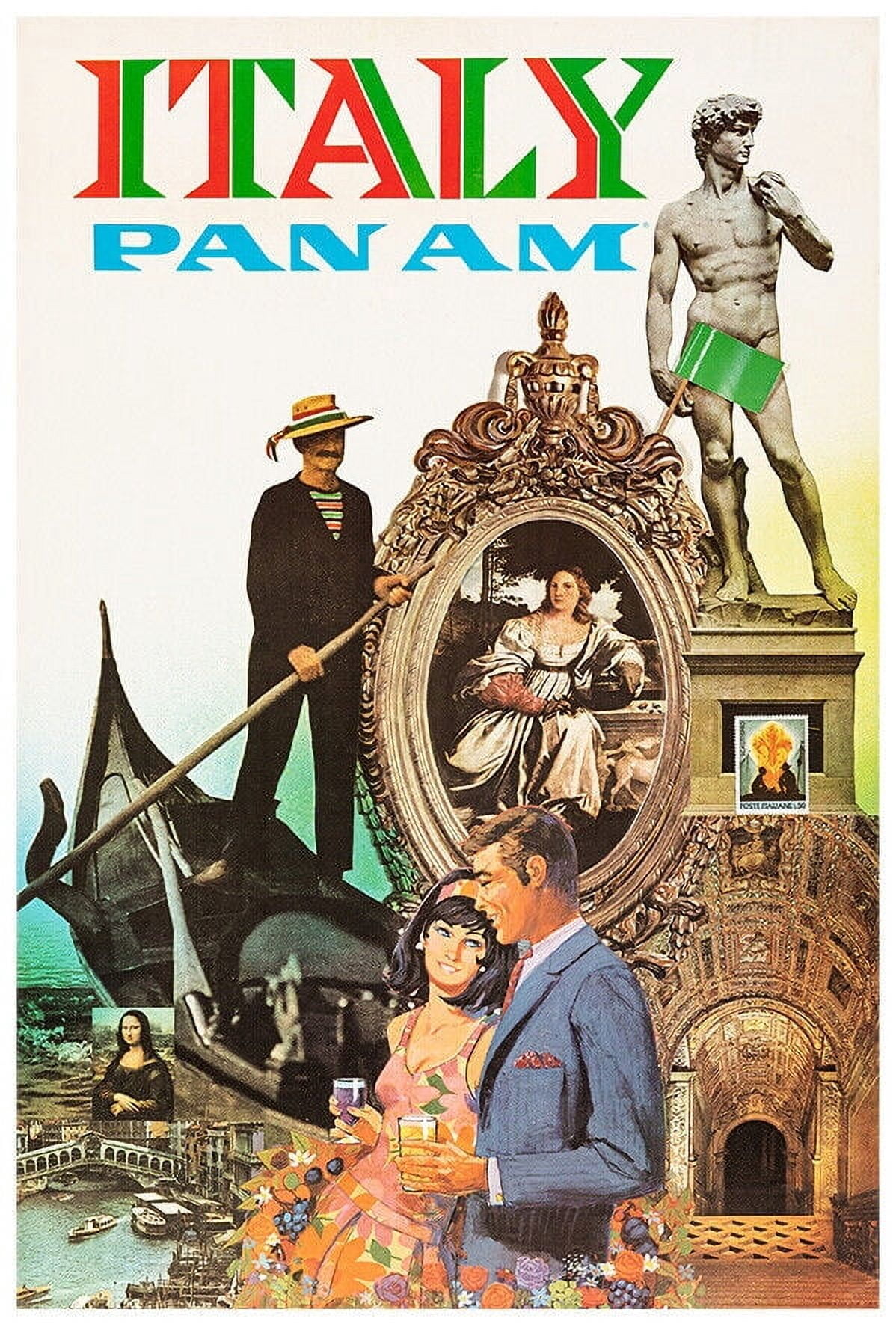 Pan American Airlines - Pan Am - Italy #2 - 1960s - Vintage Travel ...