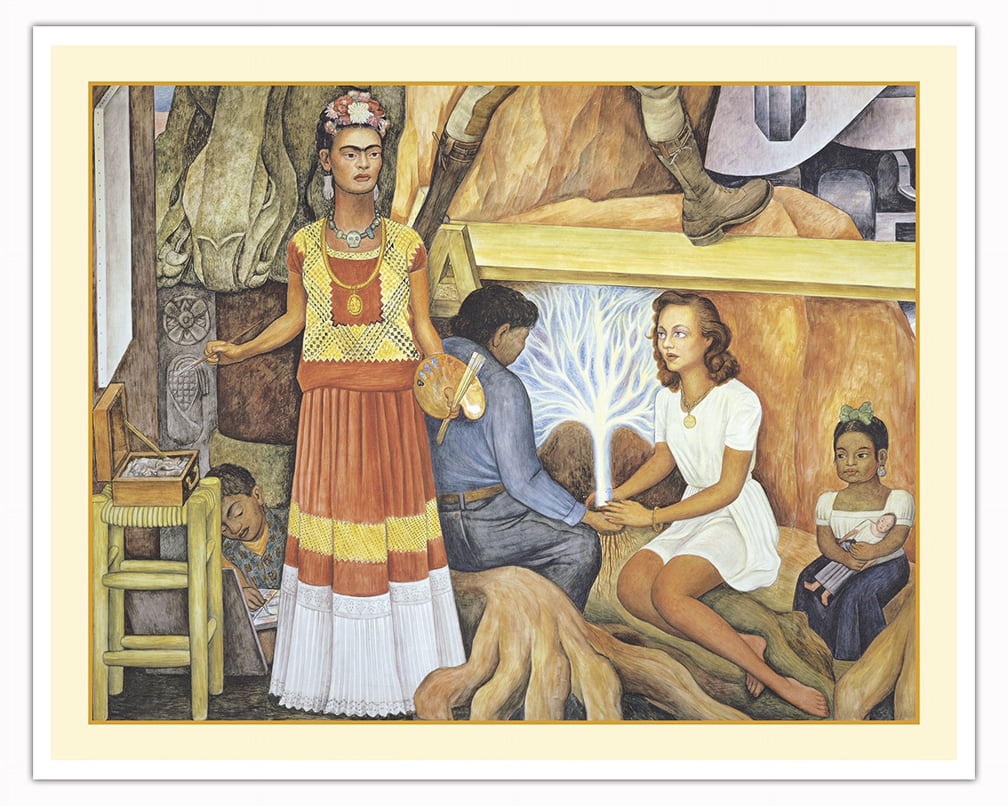 Pan American Unity Mural (Detail Panel 3 Bottom) - From an Original ...