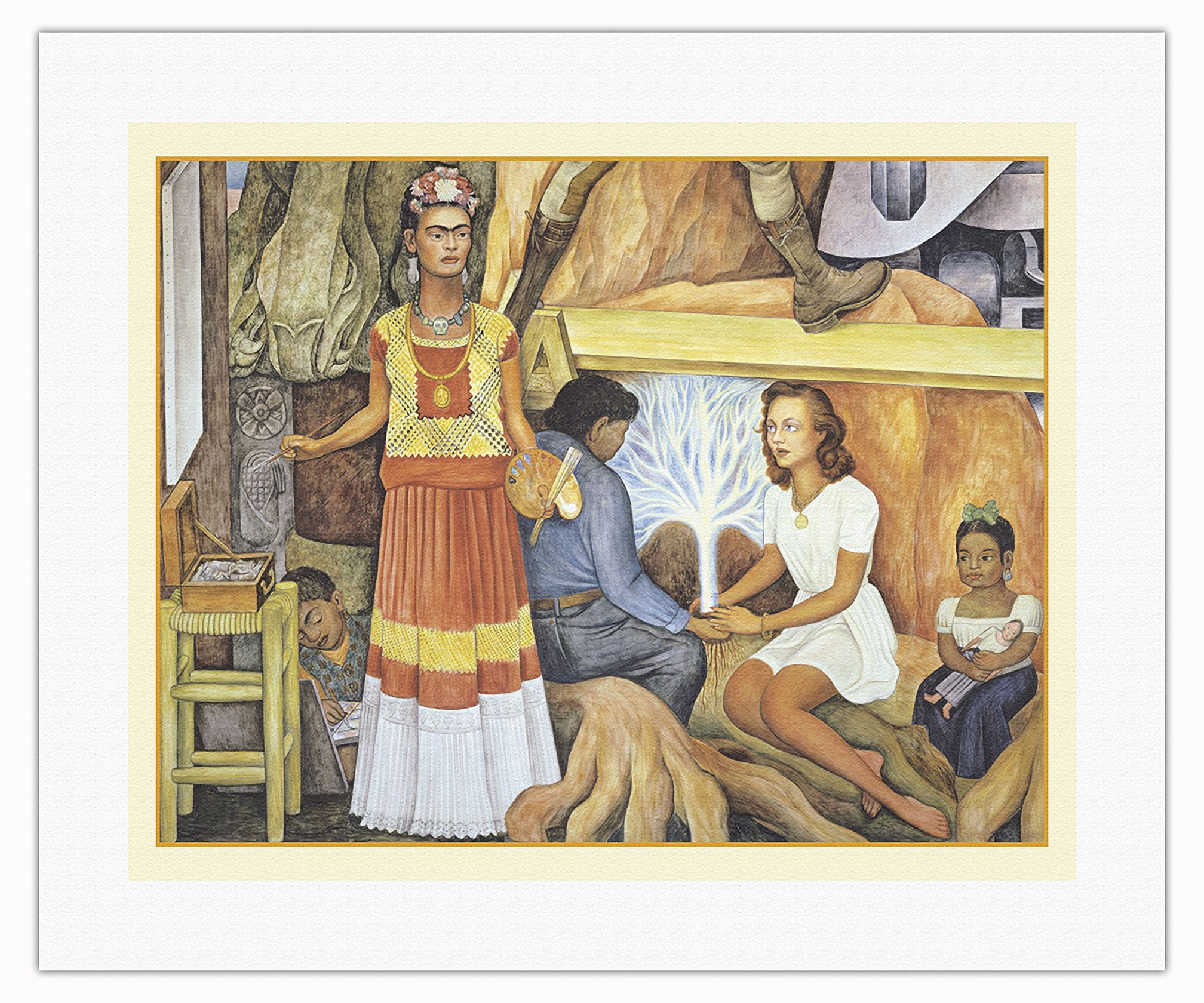 Pan American Unity Mural (Detail Panel 3 Bottom) - From an Original ...