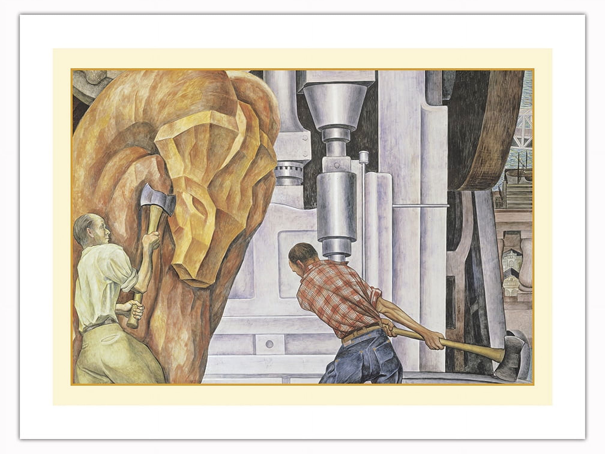 Pan American Unity Mural (Detail Panel 3 Middle) - From an Original ...