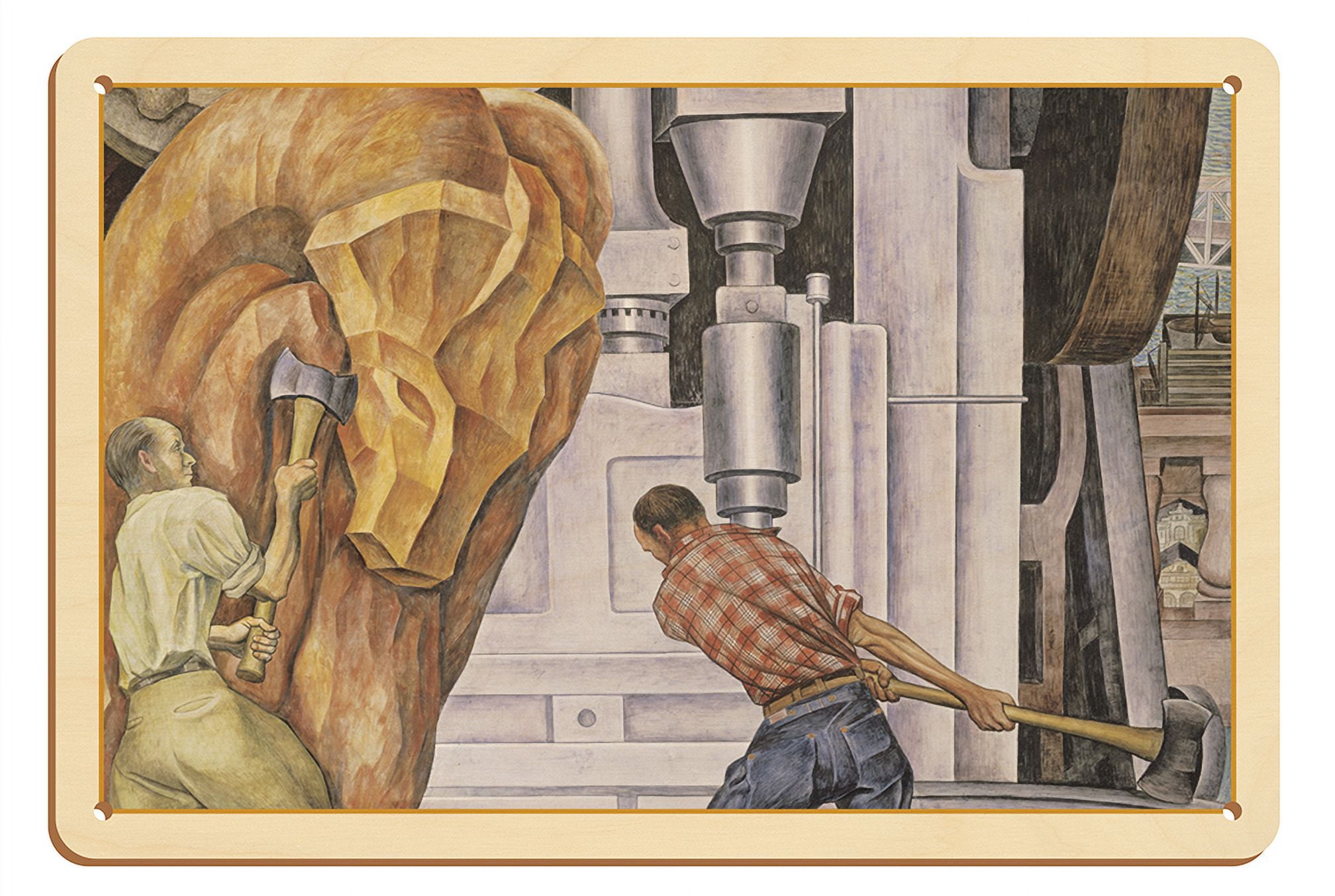 Pan American Unity Mural (Detail Panel 3 Middle) - From an Original ...