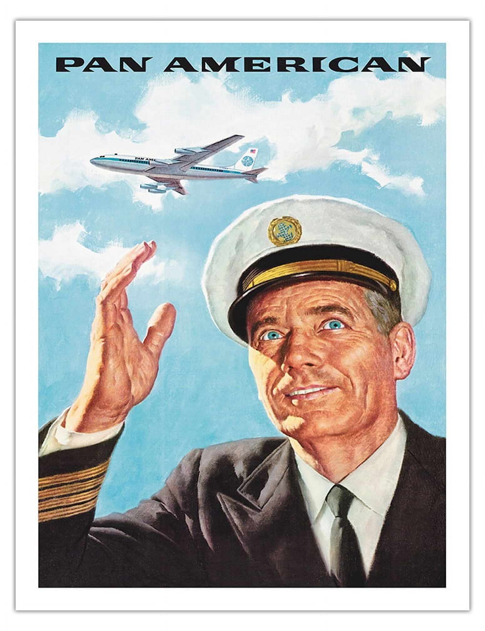 Pan American World Airways - Airline Captain - Vintage Airline Travel ...