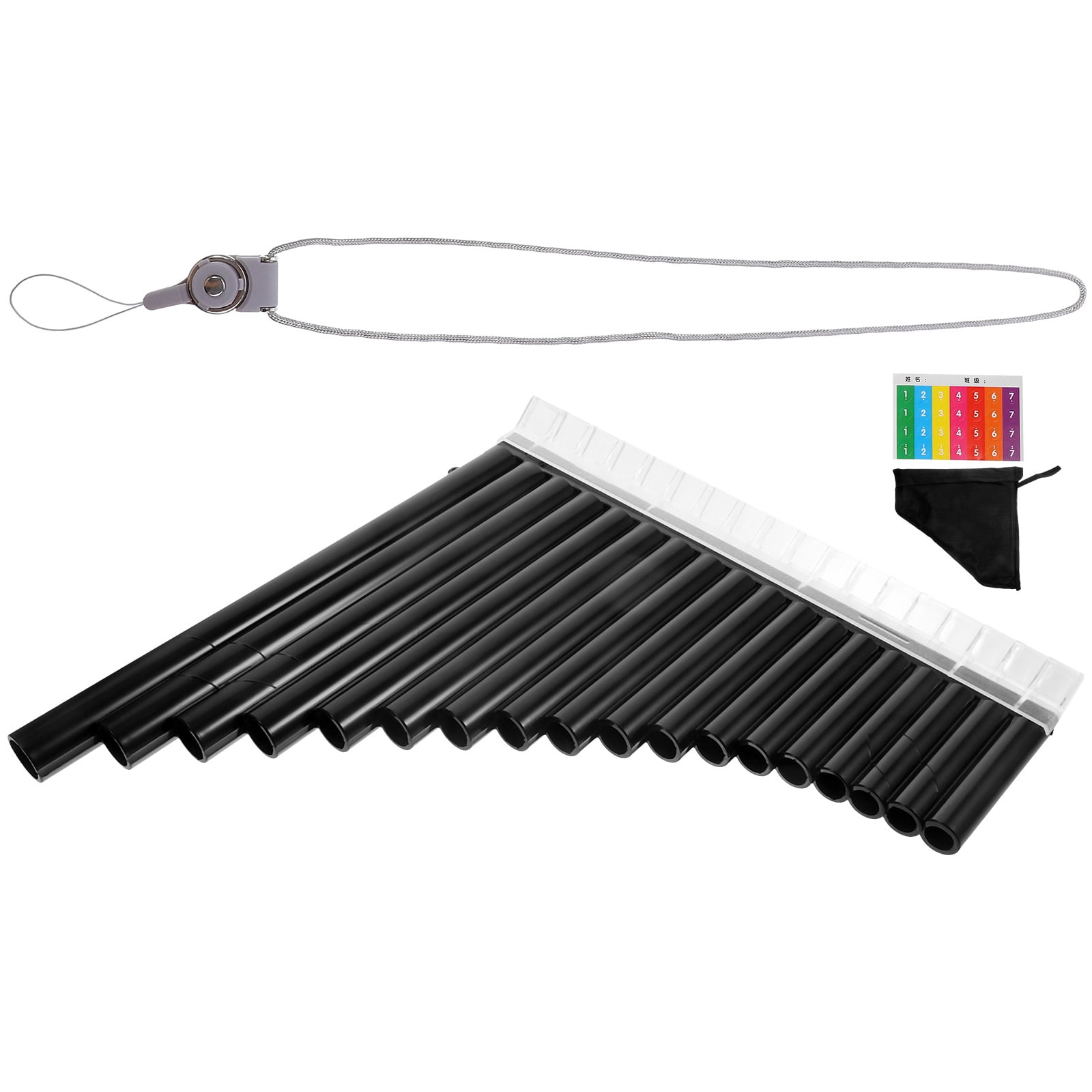 Pan Flutes - Musical Instrument Pipes Portable Student - Walmart.com