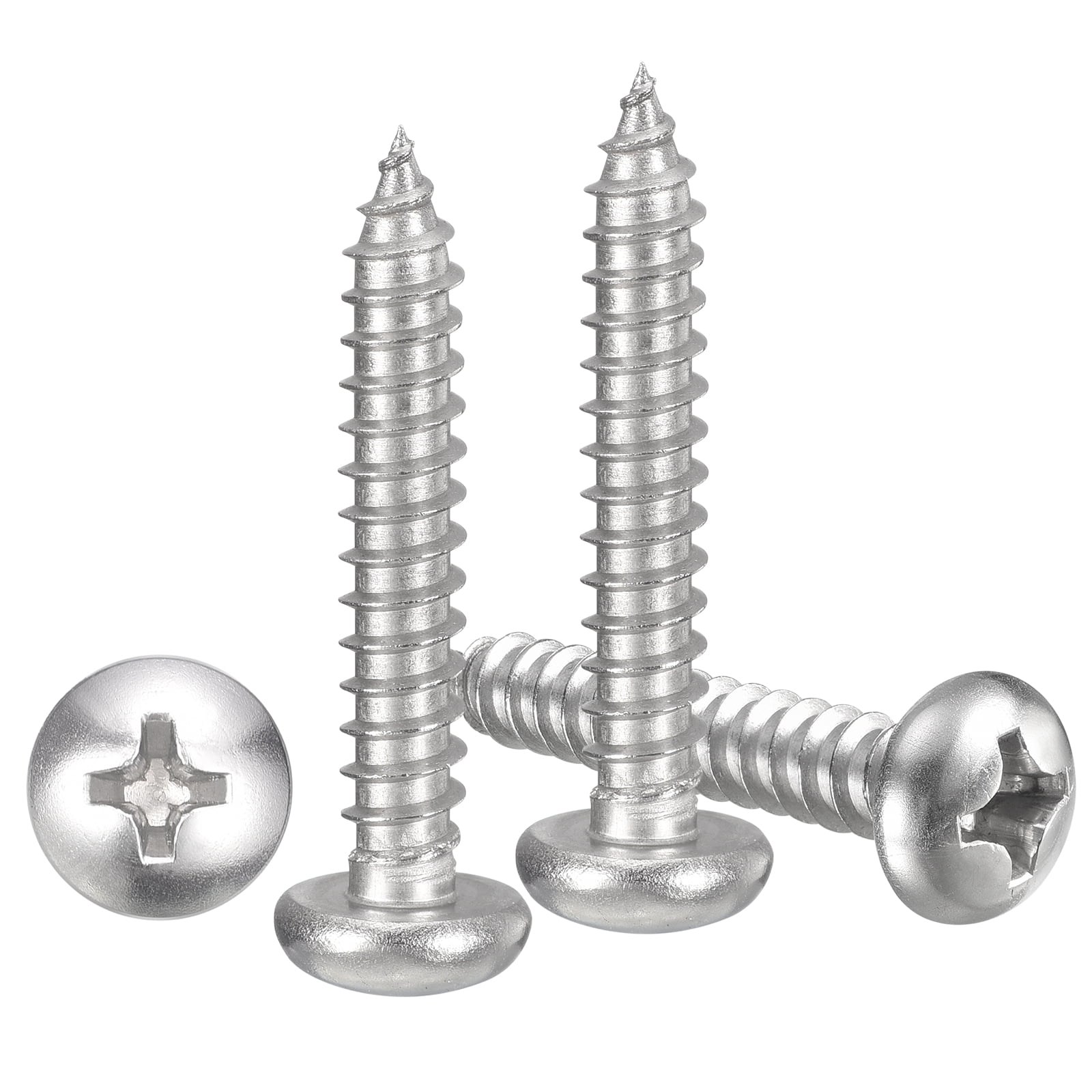 Pan Head Self Tapping Screws(M2x8) 500Pcs, 304 Stainless steel Self ...
